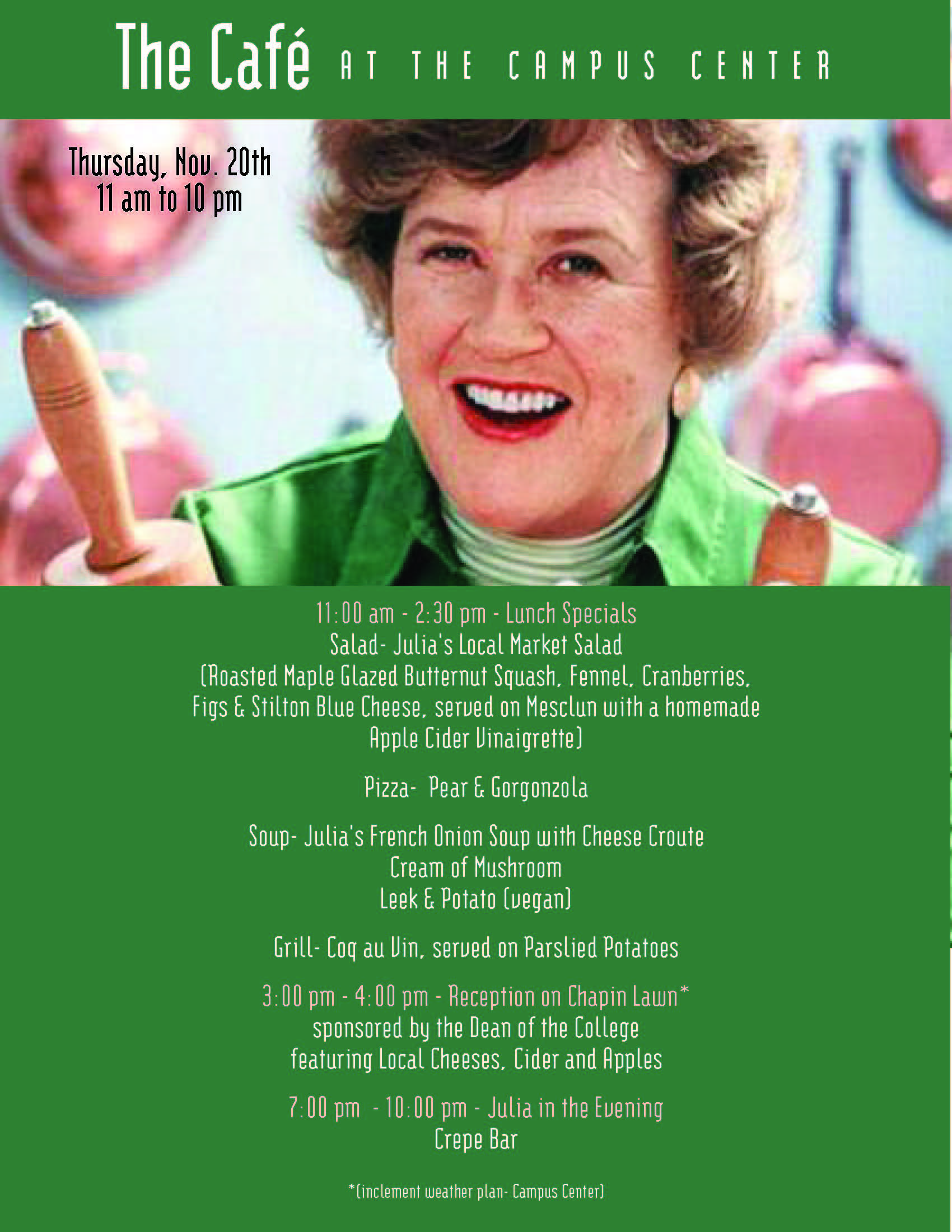 C’est Français: Menus for Julia Child Day Feature Chef’s Famous Dishes ...