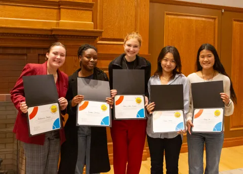 Going Up: Smith College’s Elevator Pitch Contest Celebrates Big Ideas